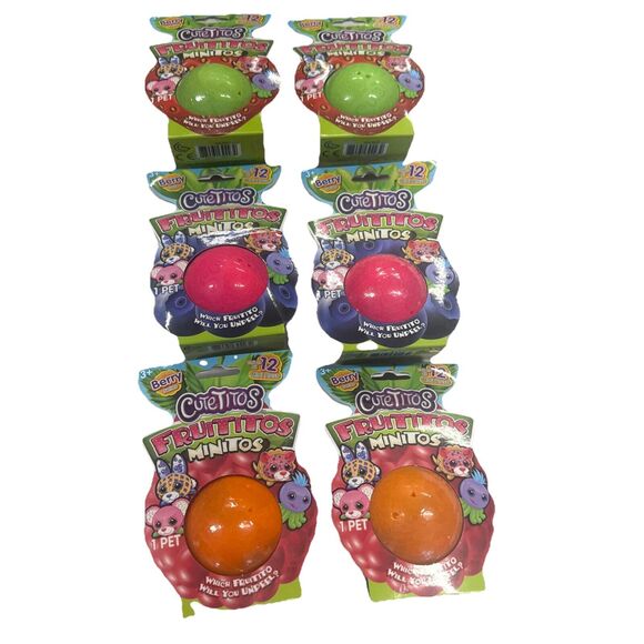 Cutetitos | Toys | Lot 6 Blind Boxes Cutetitos Fruititos Minitos ...